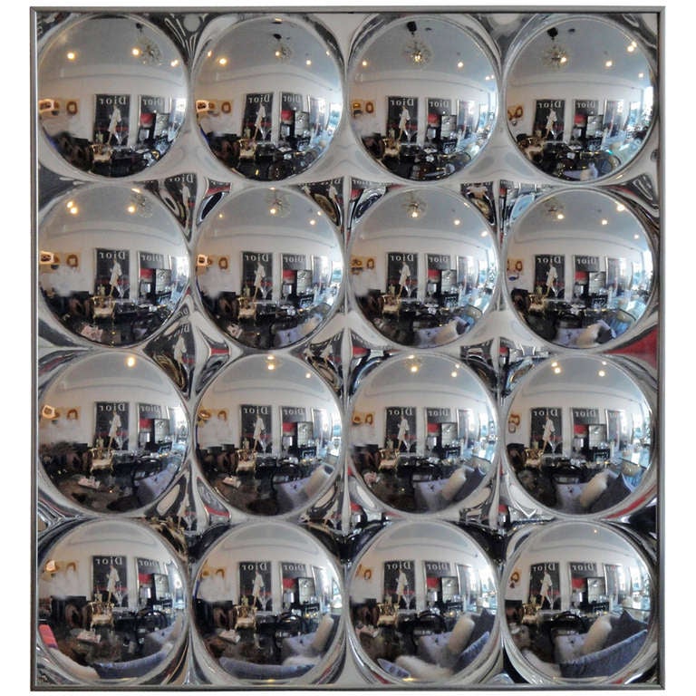 Pop Art Acrylic Bubble Mirror For Sale at 1stDibs