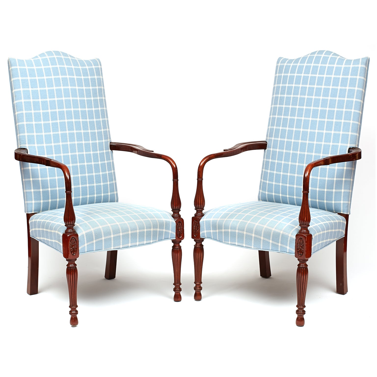 Pair of Federal Style Lolling Chairs at 1stDibs