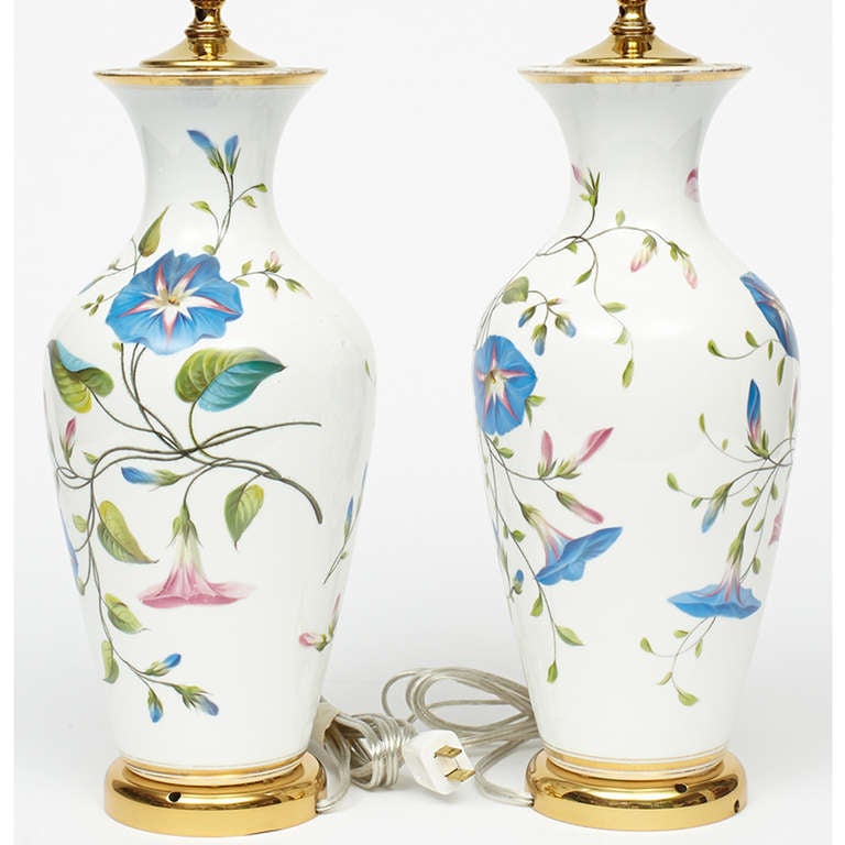 19th Century Pair of Meissen Lamps at 1stDibs