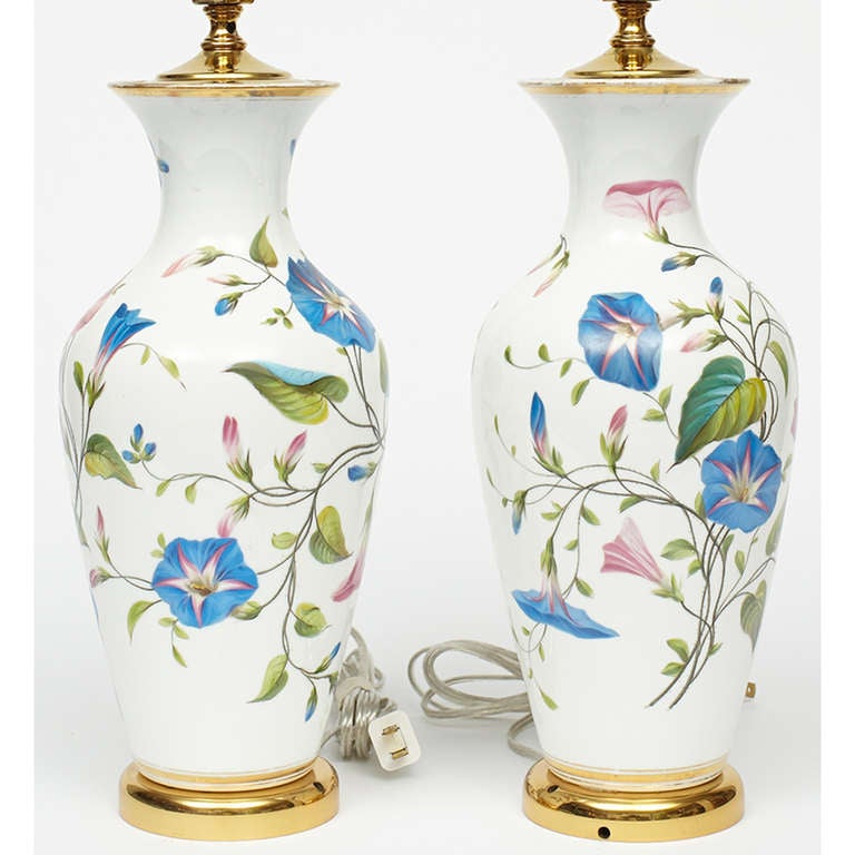19th Century Pair of Meissen Lamps at 1stDibs