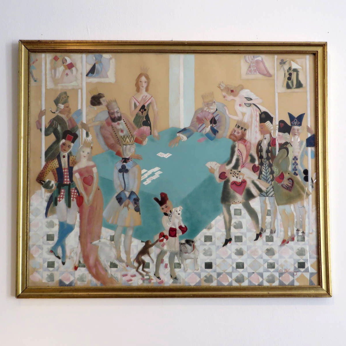 Stage Design By Edmond Delescluze Belgium 1930's For Sale at 1stDibs