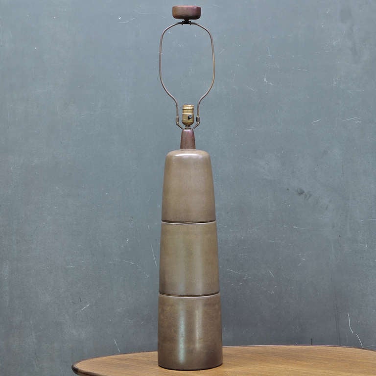 Jane and Gordon Martz Tootsie Roll Ceramic Lamp at 1stDibs