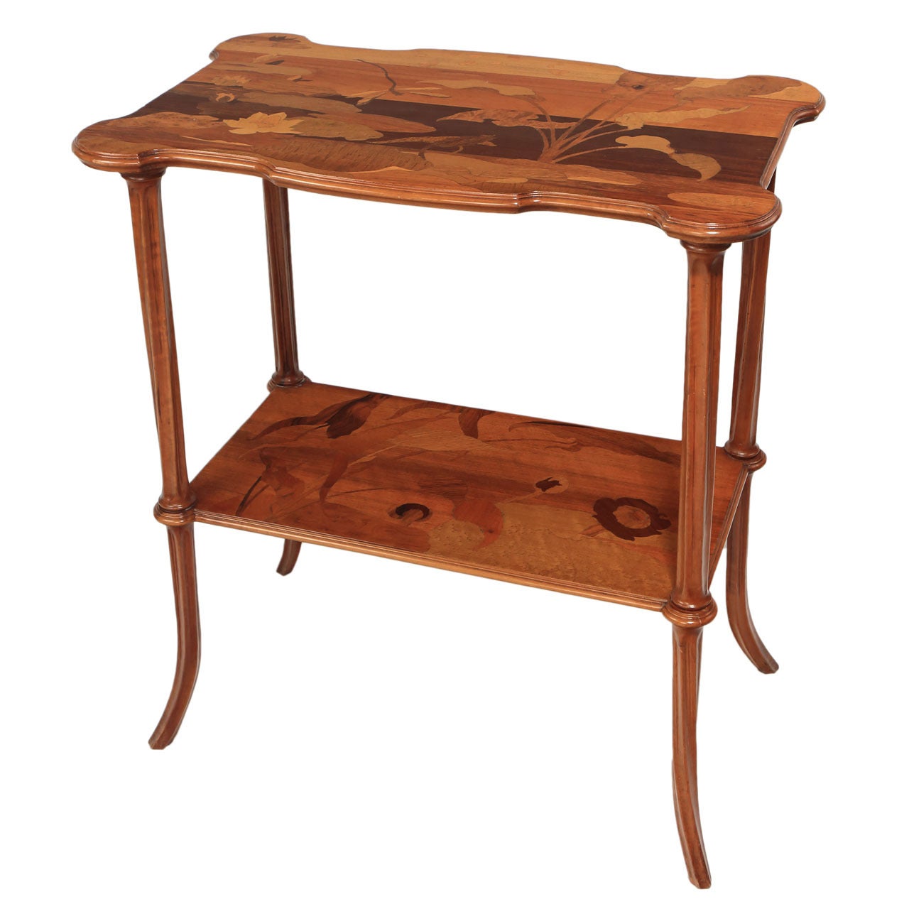 French Art Nouveau Occasional Table by, Emile Gallé at 1stDibs
