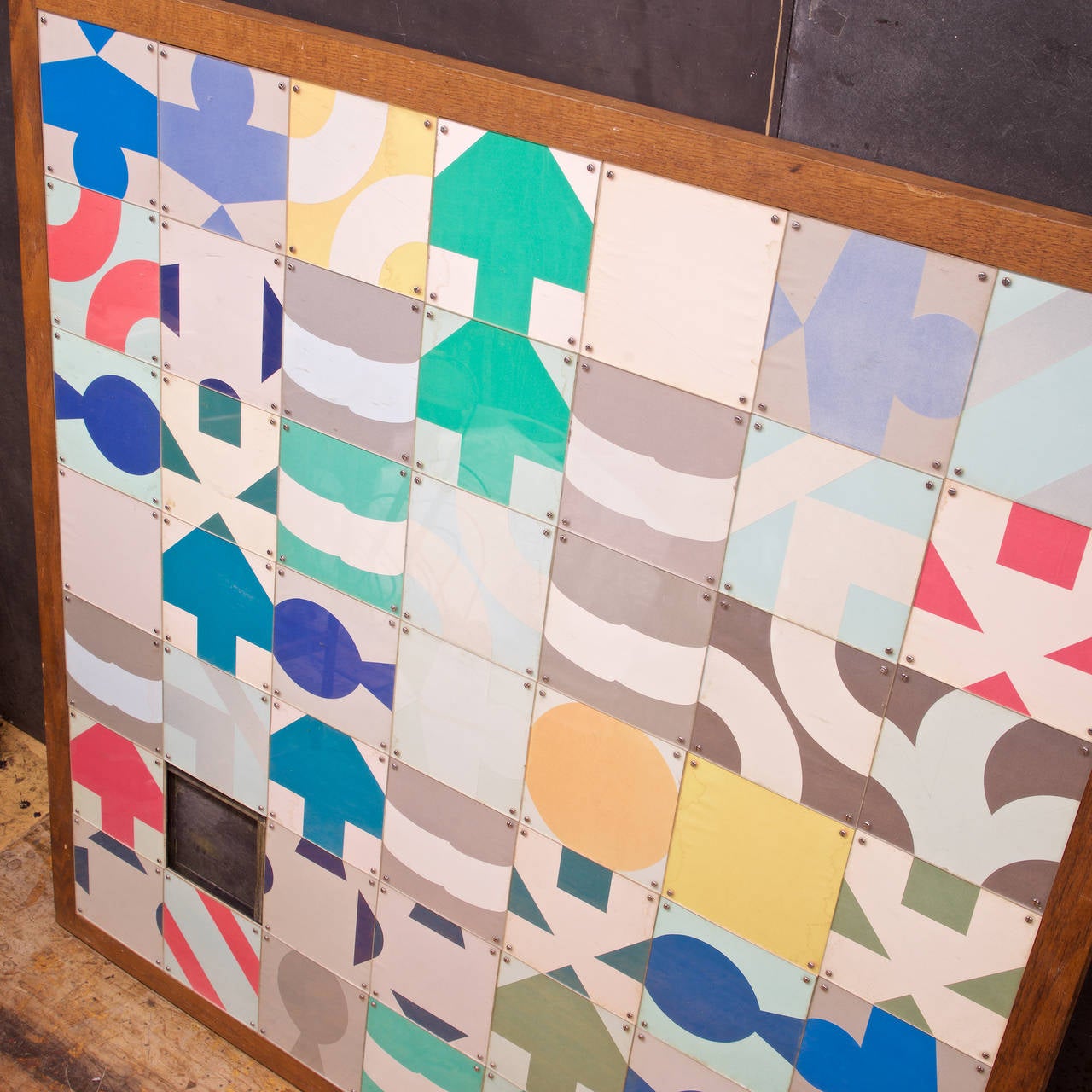 Pop Art Moveable Painting Wall Art Hanging in manner of Vera Neumann at ...