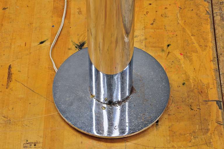 Chrome Tower Bulb Tree Floor Lamp at 1stDibs