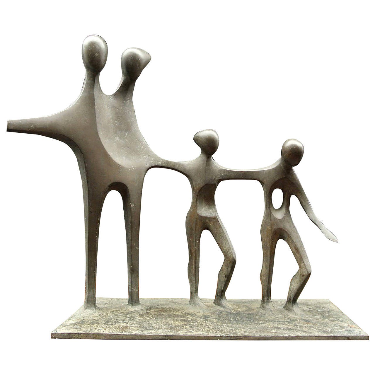 Jorge Alarcon Family Bronze Sculpture at 1stDibs