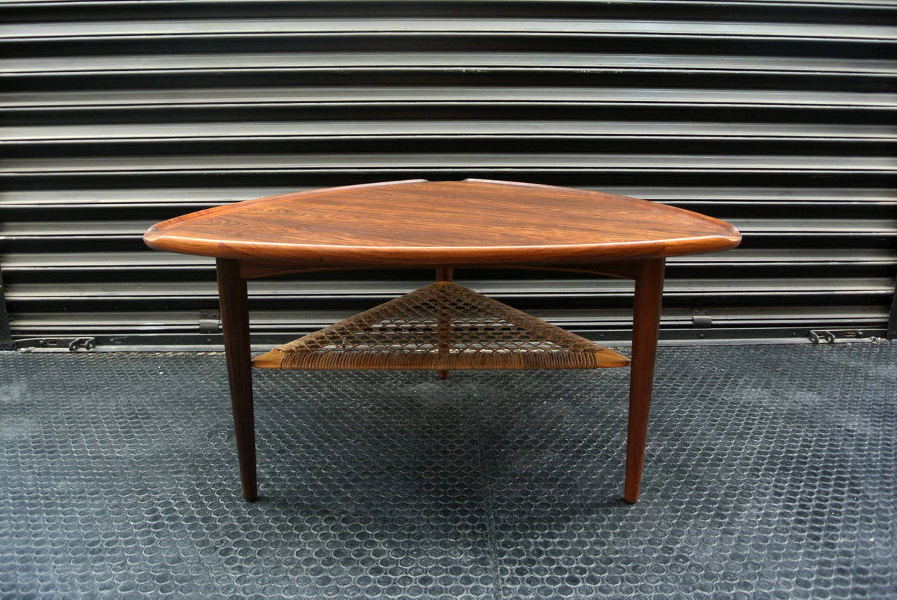 Poul Jensen Triangle Side Table at 1stDibs