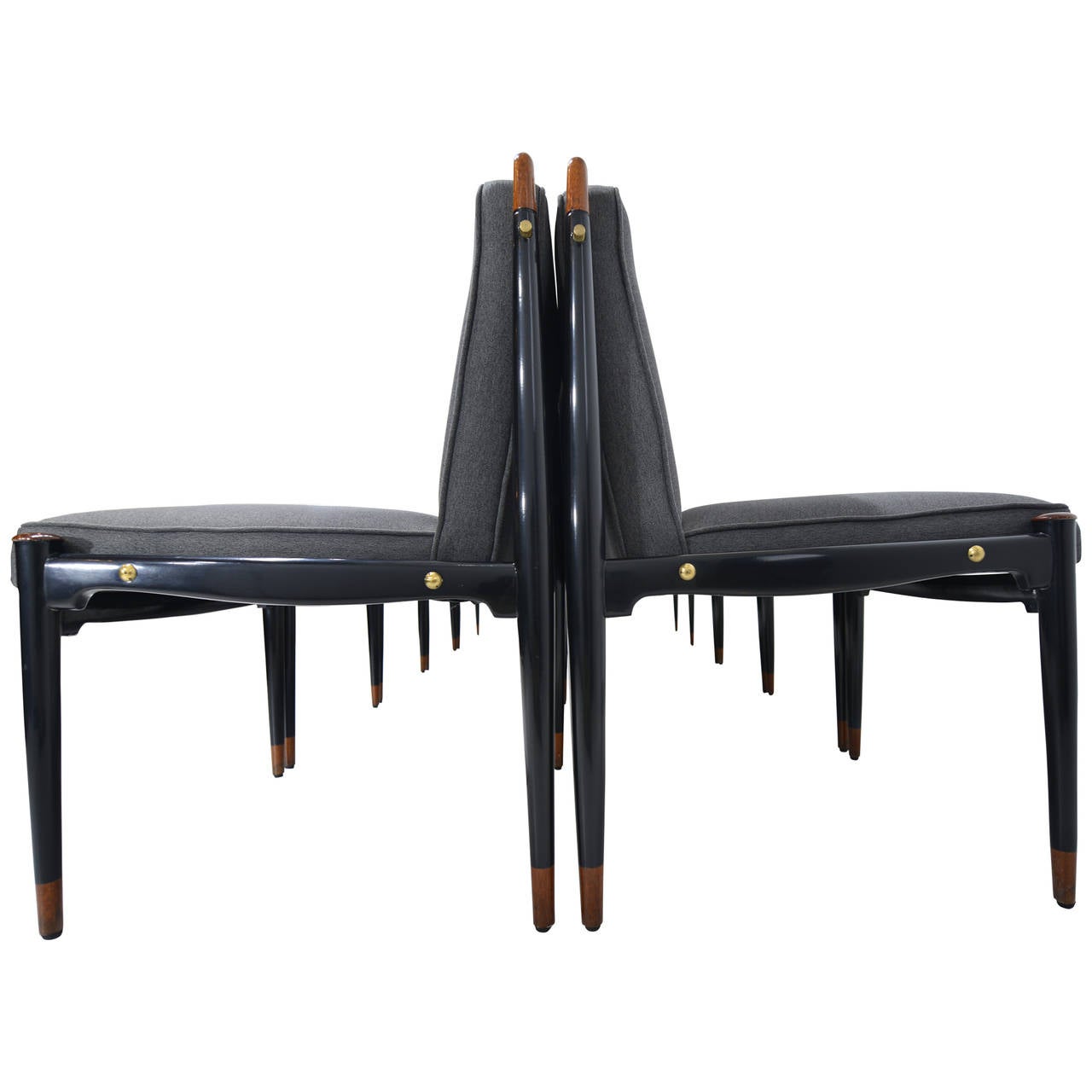 Frank Kyle Set of Ten Dining Chairs at 1stDibs
