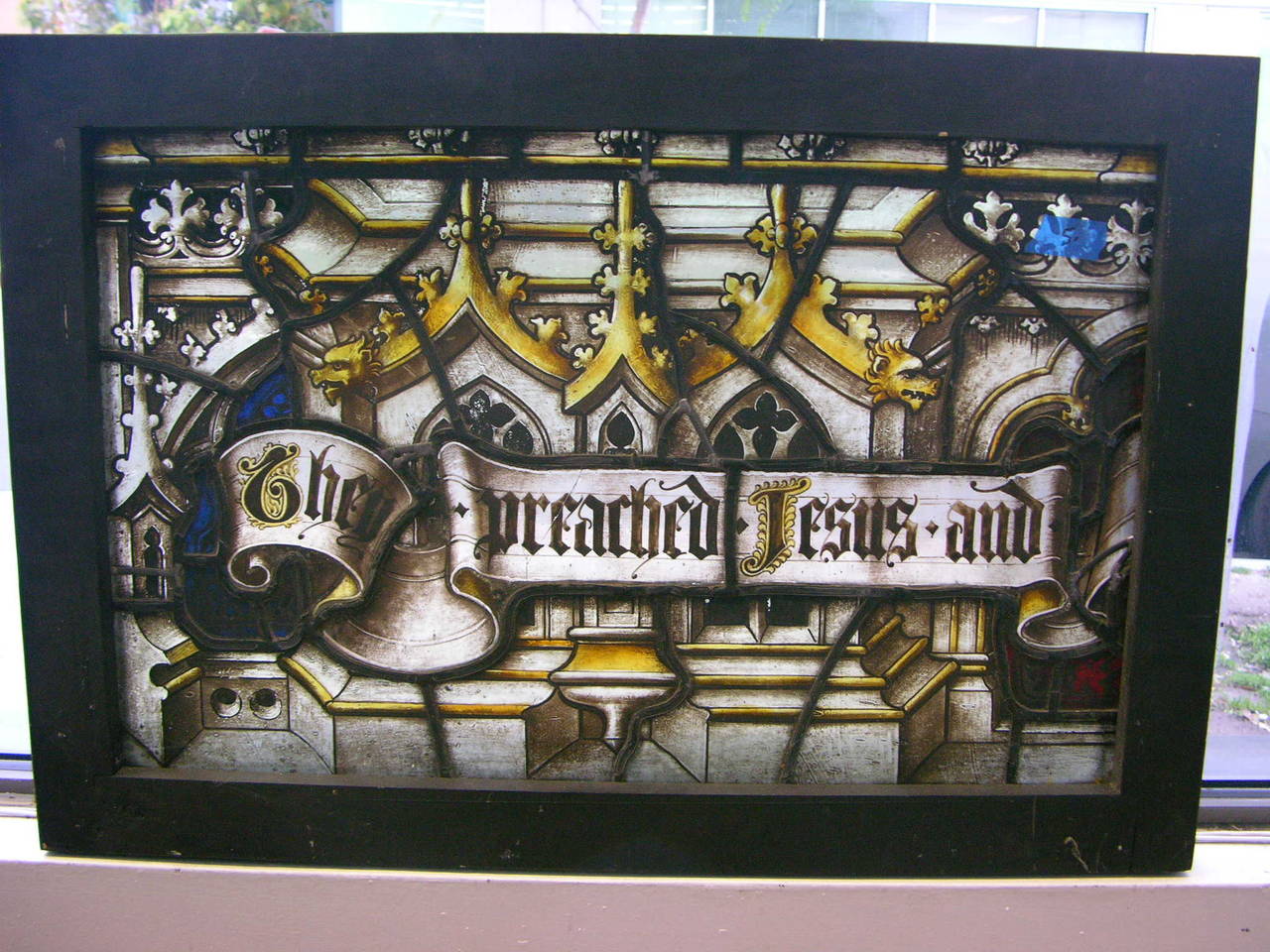 Six-Panel Stained Glass Windows by Mayer of Munich at 1stDibs