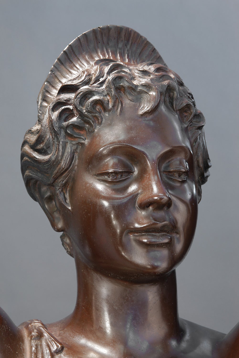 Three 20th Century Signed Italian Lifesize Bronze Statues Playing ...