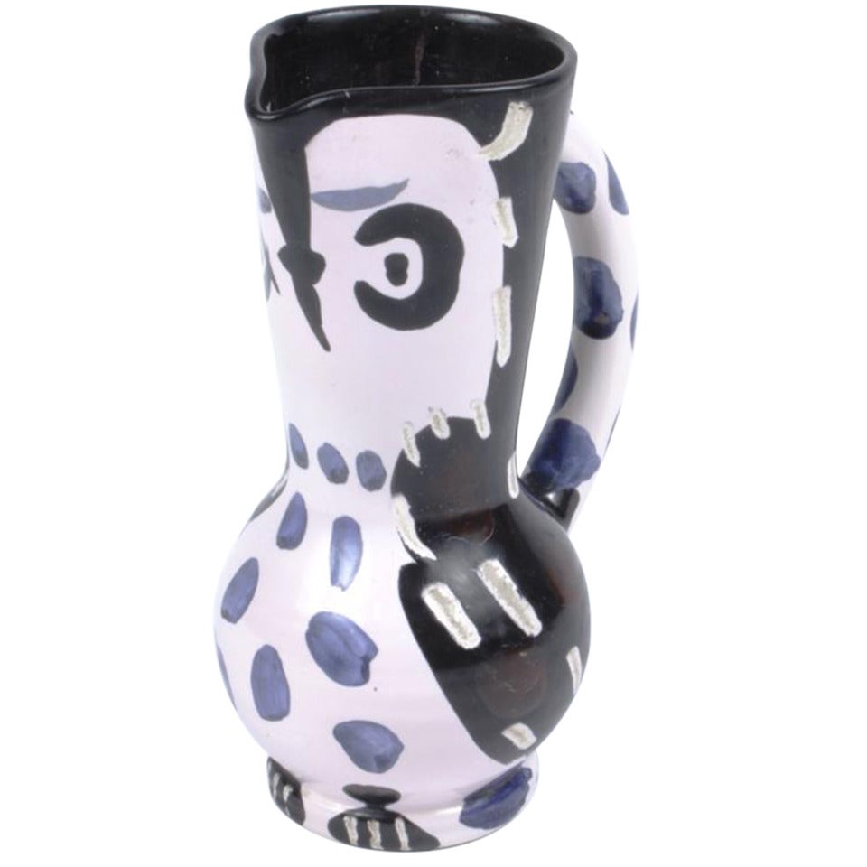 Pablo Picasso Owl Ceramic Vase at 1stDibs