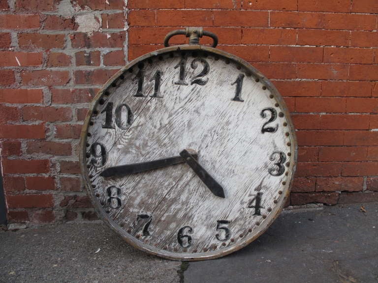 Double-sided 1940's Clock Repair Trade Sign at 1stDibs