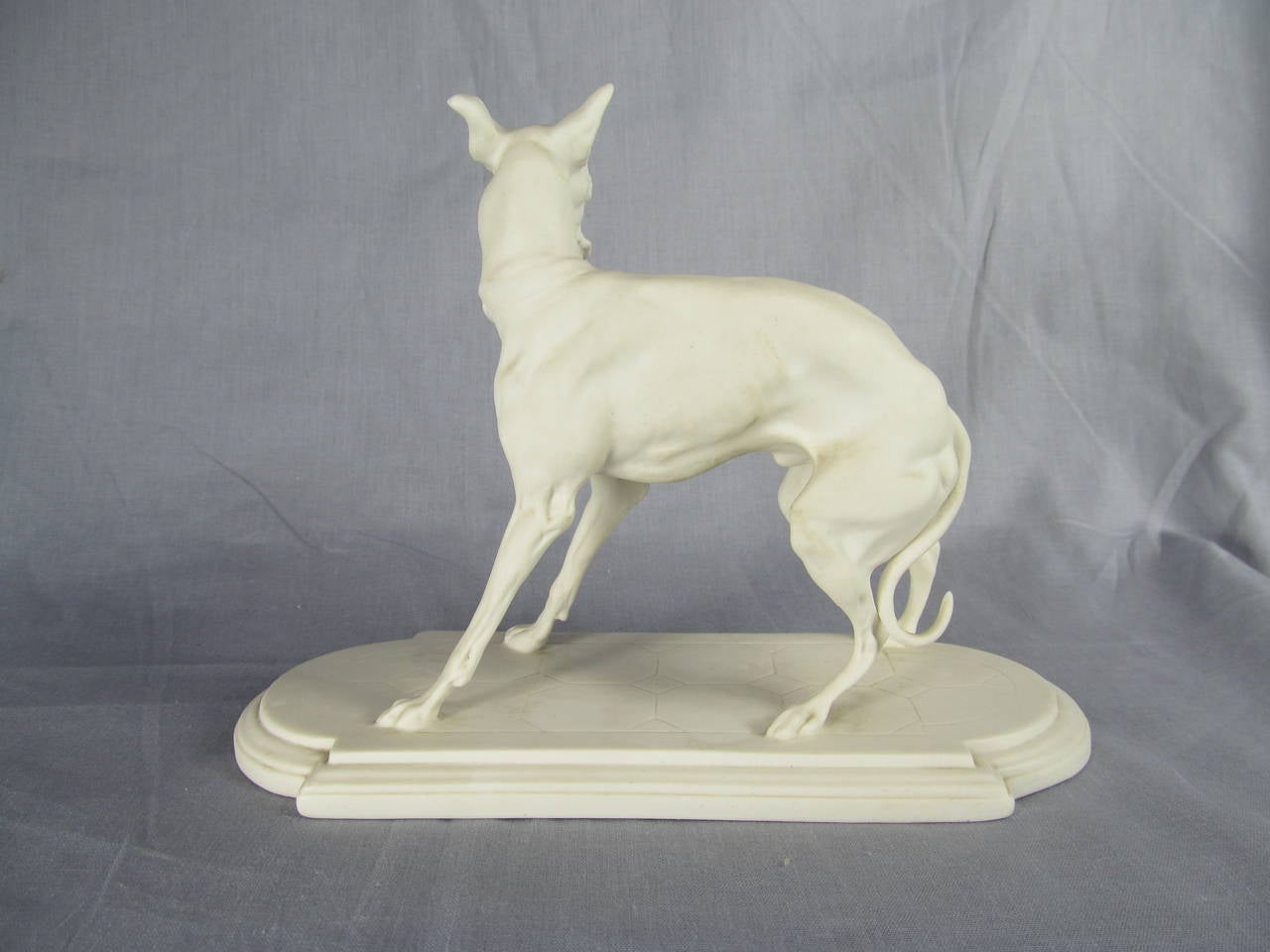 Pair of Porcelain Boehm Whippets at 1stDibs