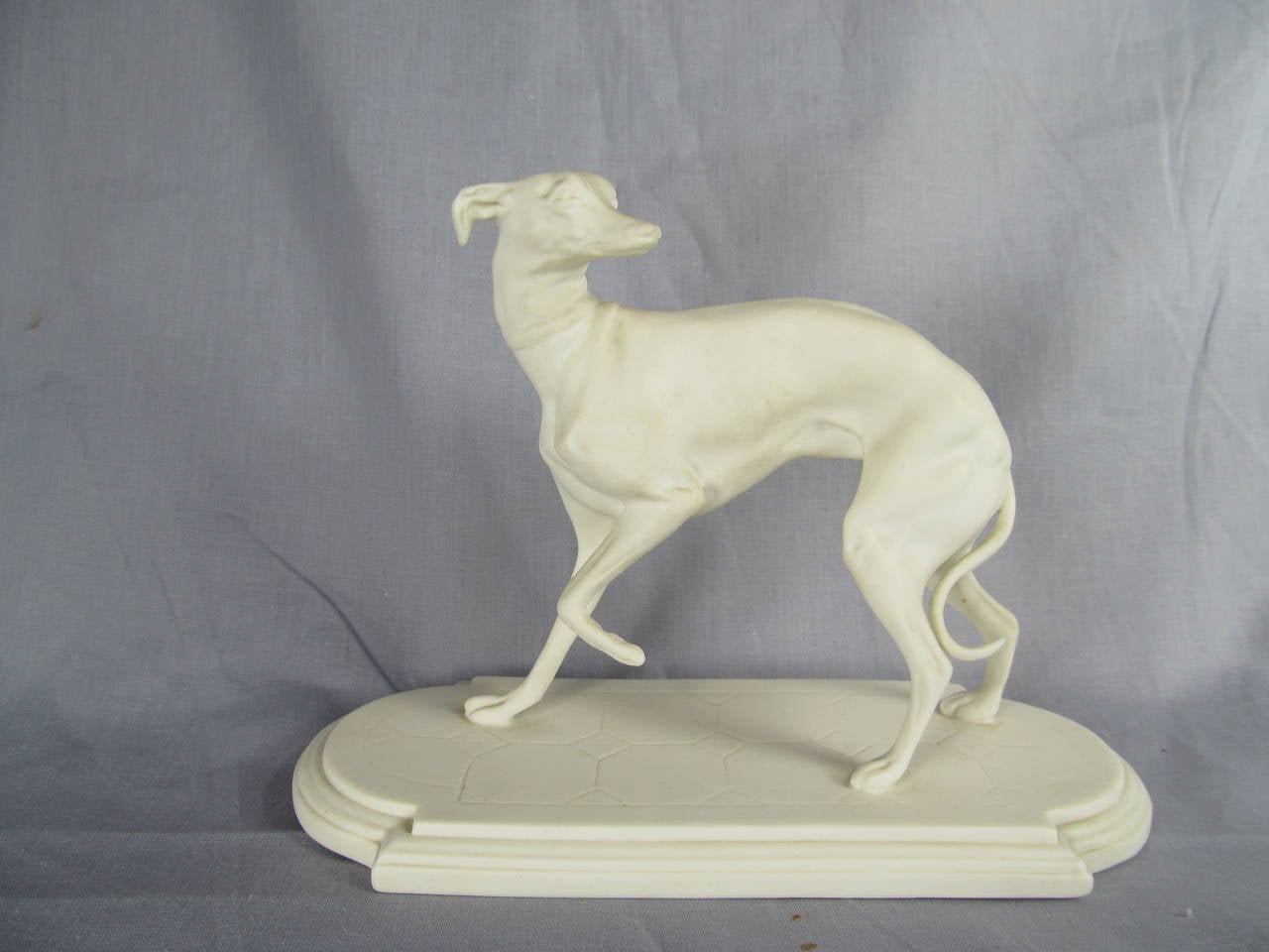 Pair of Porcelain Boehm Whippets at 1stDibs