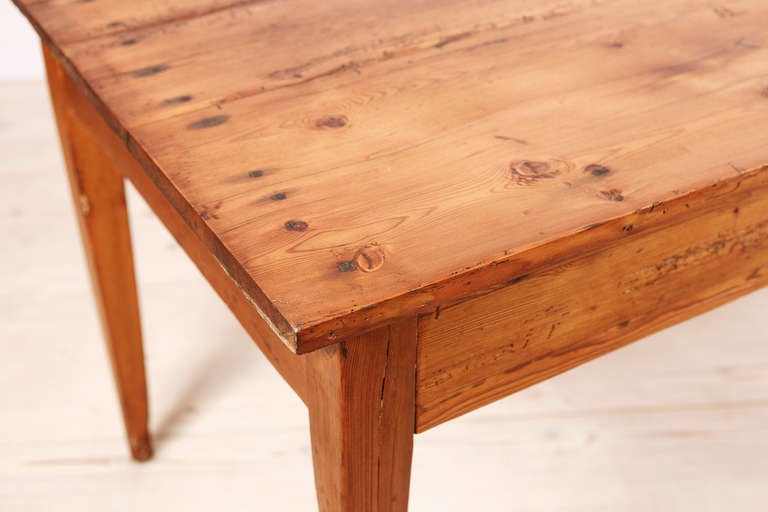 North German Farmhouse Dining Table in Pine, c. 1800 at 1stDibs ...
