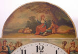 English Regency Clock, Decorative Painting by Finnemore of Birmingham ...