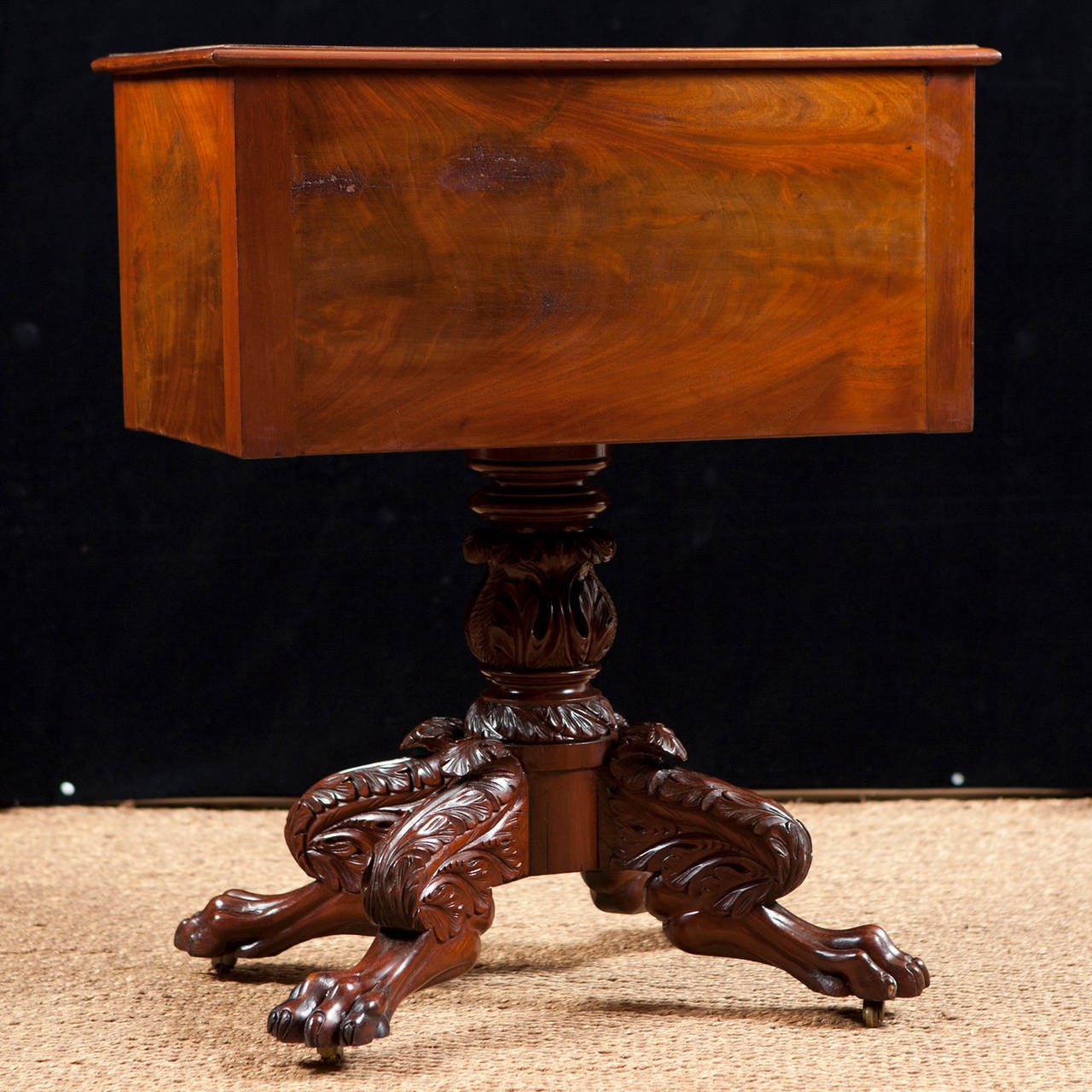 American Empire Work Table in Mahogany, circa 1825 at 1stDibs