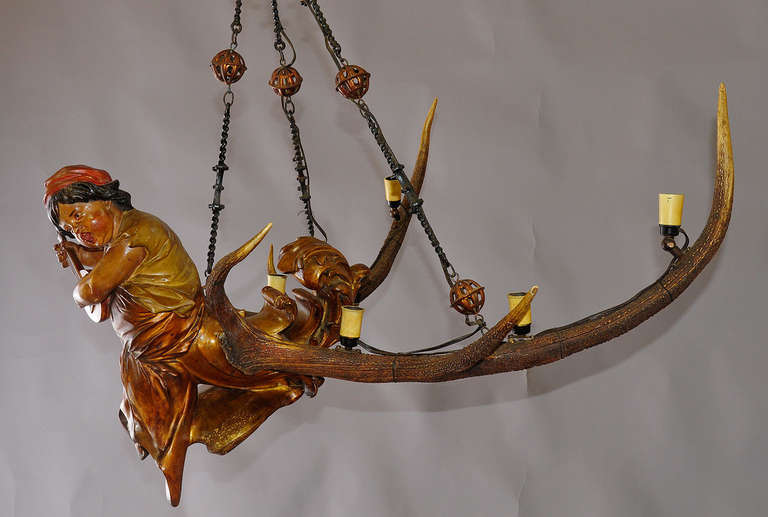 Antique Lute Player Lustermannchen at 1stDibs