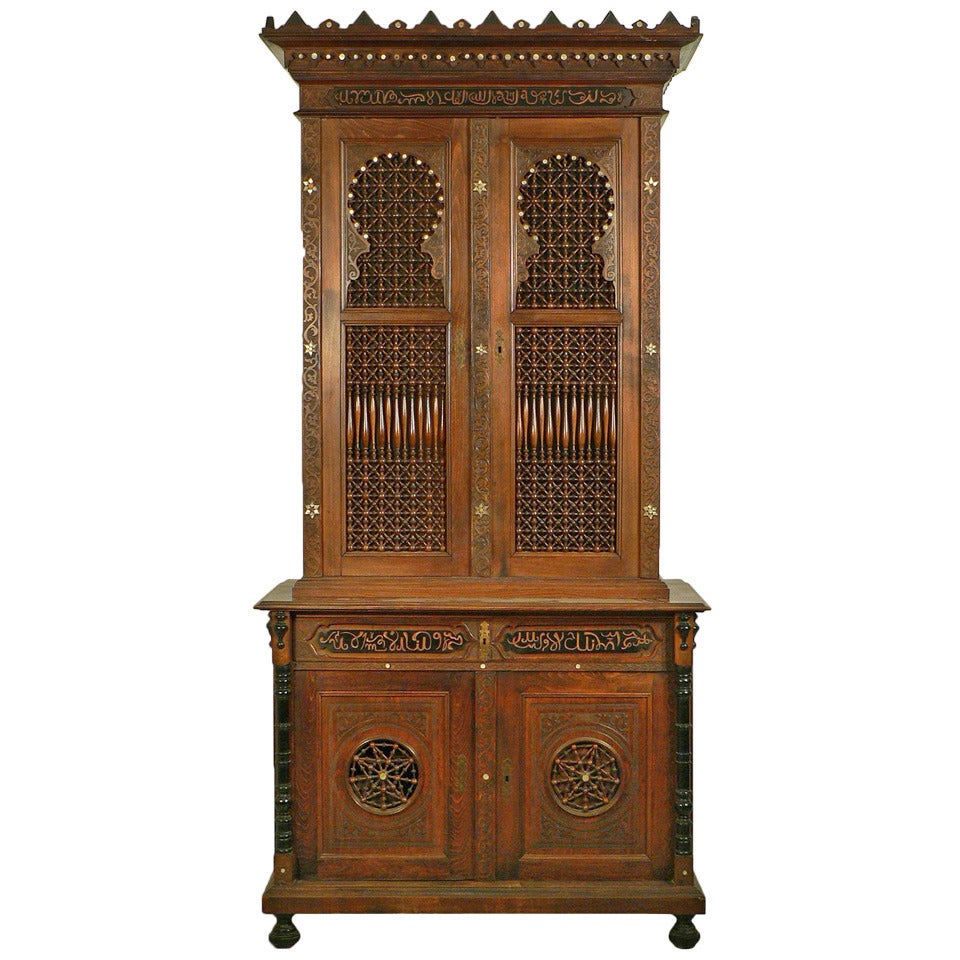 Large Moroccan Style Cabinet at 1stdibs