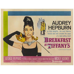 "Breakfast at Tiffany's," Film Poster For Sale at 1stDibs