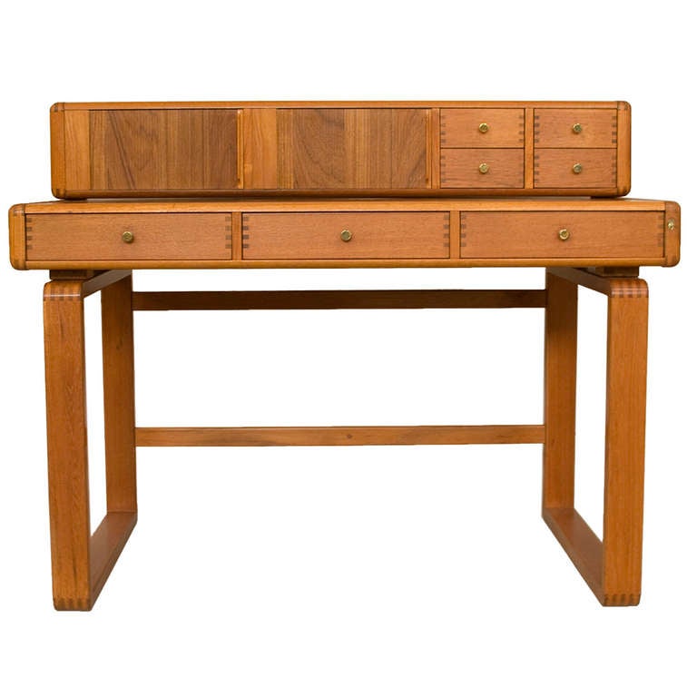 Japanese, Danish Inspired Desk / Dressing Table by D-Scan at 1stDibs