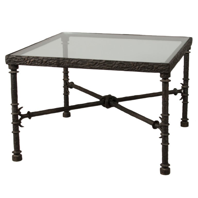 Only Authorized Diego Giacometti Reproduction Bronze Coffee Table at ...