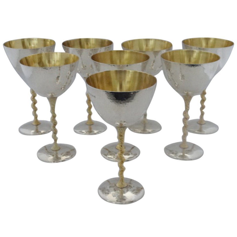 Stuart Devlin Goblets - 3 For Sale on 1stDibs
