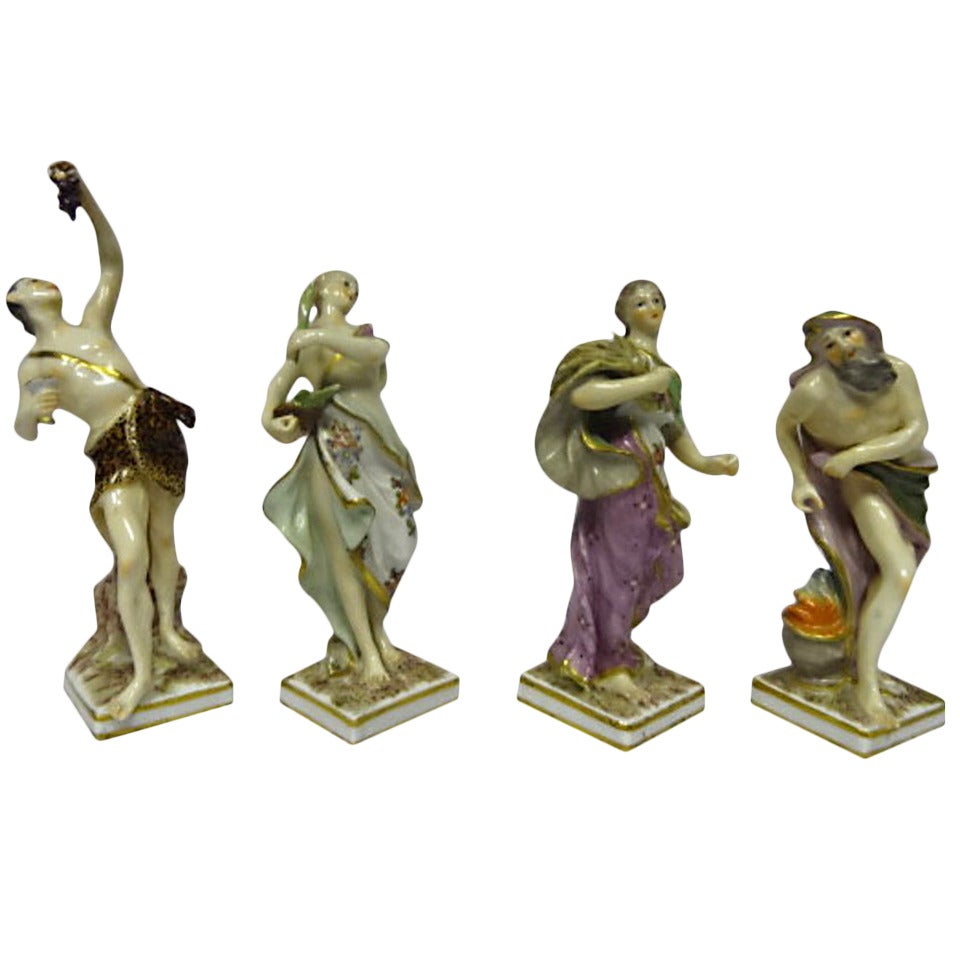 Royal Vienna an Allegorical Group the Four Seasons For Sale at 1stDibs