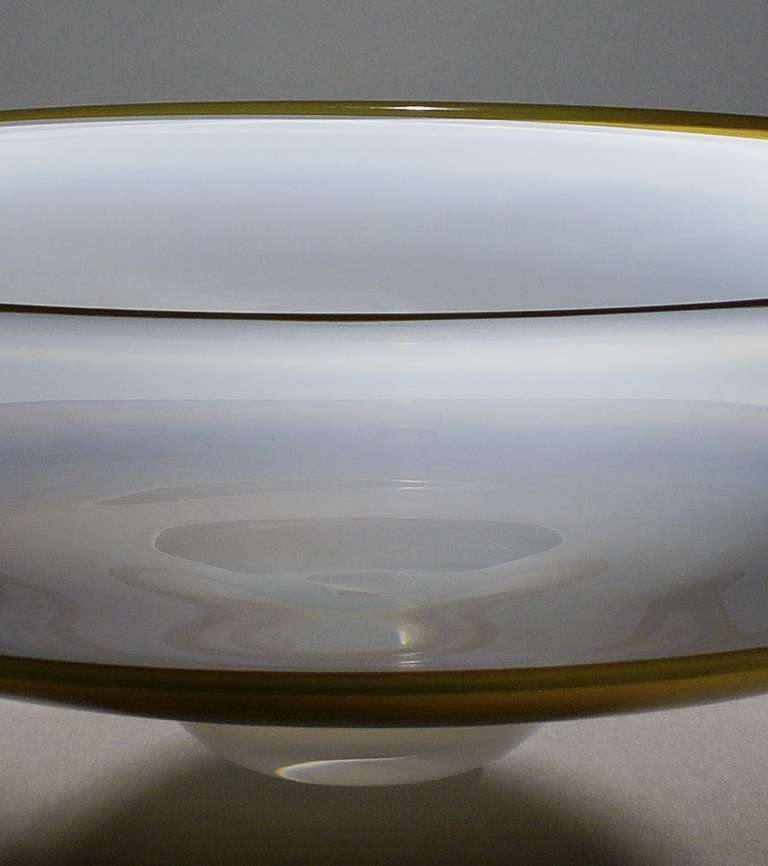 Andries Dirk Copier and Jan Erik Ritzman Large Bowl, Studio Glass One ...