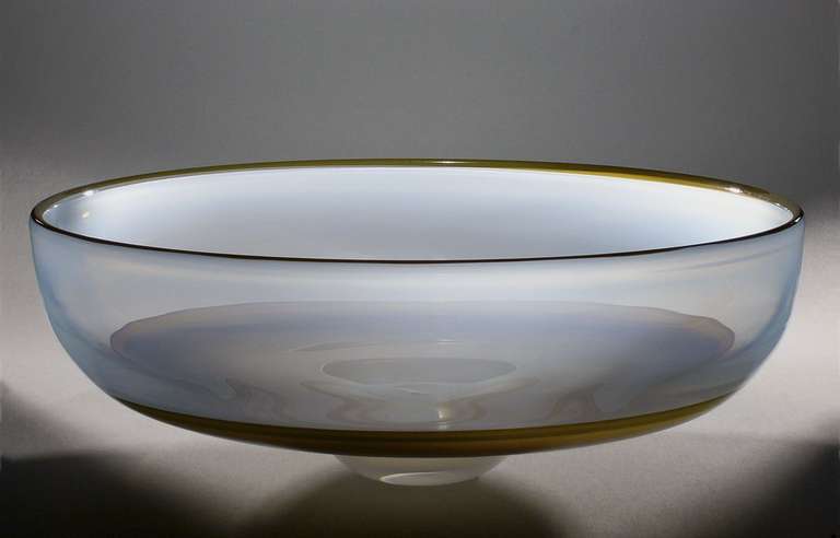Andries Dirk Copier and Jan Erik Ritzman Large Bowl, Studio Glass One ...