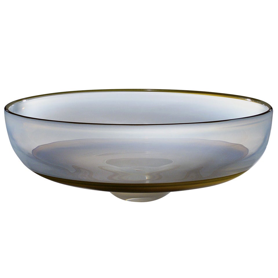 Andries Dirk Copier and Jan Erik Ritzman Large Bowl, Studio Glass One ...