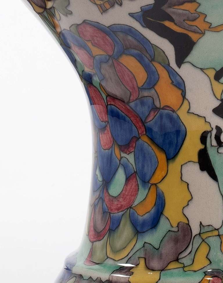 Art Deco Vase by Theo Colenbrander, Ram Pottery, Decor 'Grapes', 1923 ...