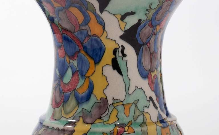 Art Deco Vase by Theo Colenbrander, Ram Pottery, Decor 'Grapes', 1923 ...