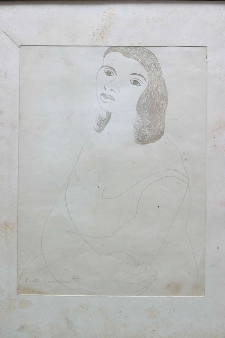 Emilio Di Cavalcanti Drawing For Sale at 1stDibs