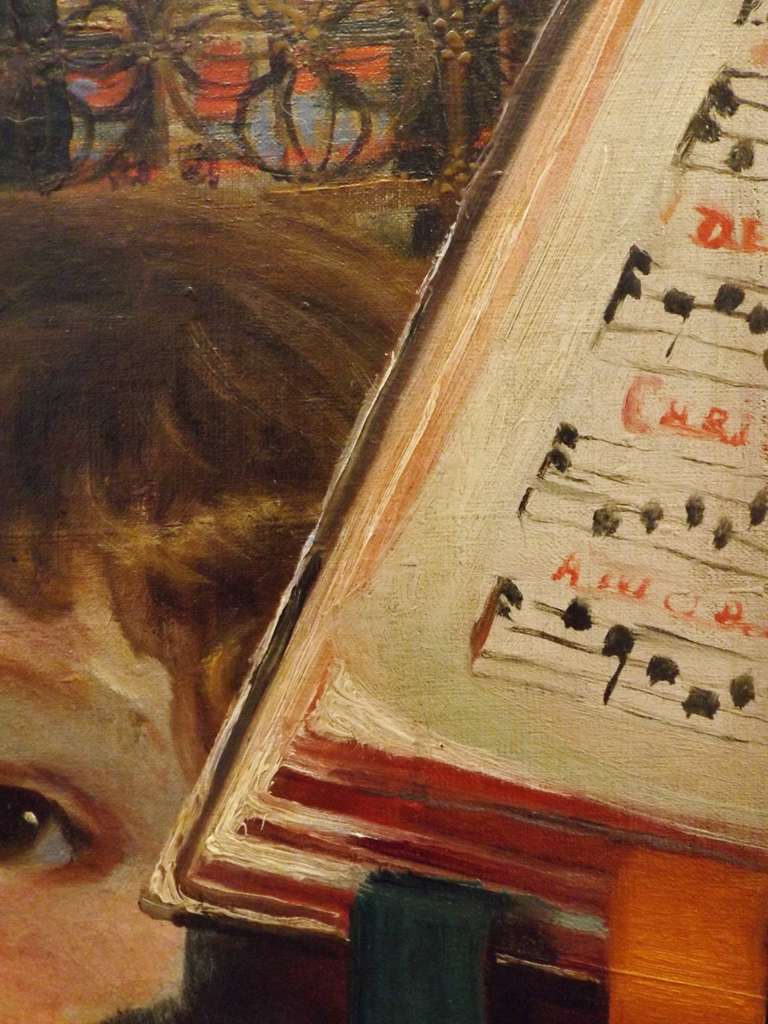 Edgard Maxence, Oil on Canvas For Sale at 1stDibs