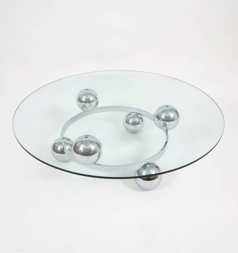 Chrome Sputnik Coffee Table at 1stDibs | sputnik table