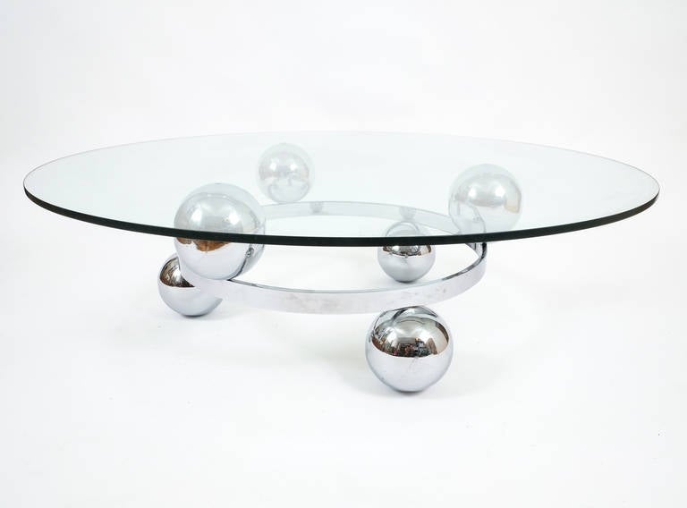 Chrome Sputnik Coffee Table at 1stDibs | sputnik table