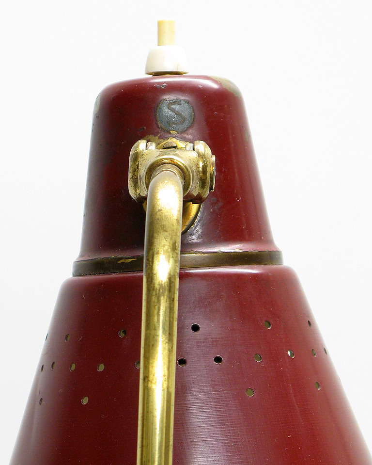 Beautiful Swedish Grasshopper Lamp by Bergboms at 1stDibs