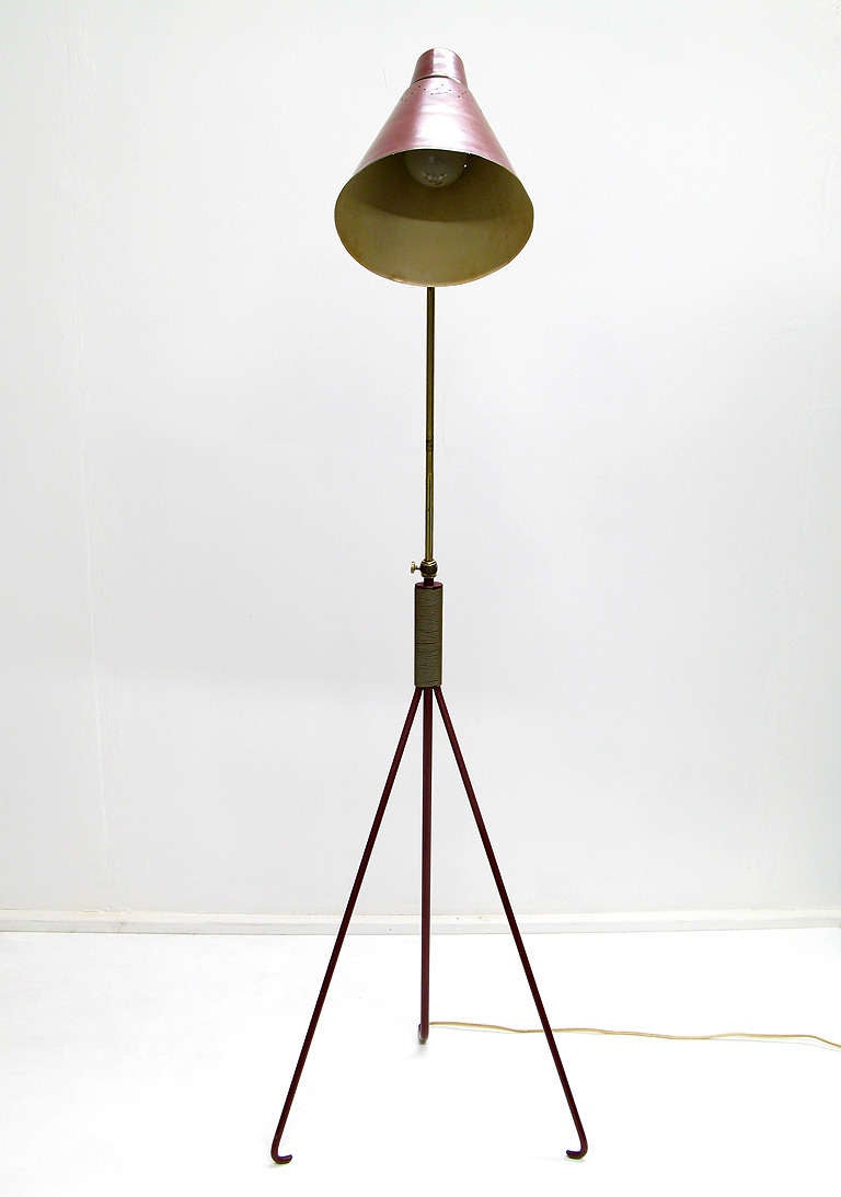 Beautiful Swedish Grasshopper Lamp by Bergboms at 1stDibs