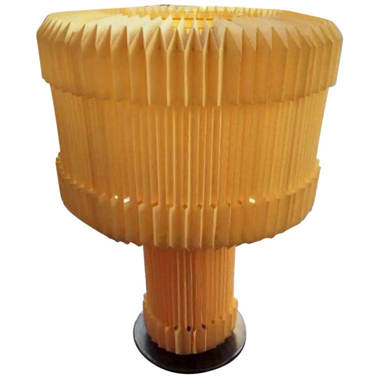 21st Century Parchement Paper Pleated Lamp by Graham Bibby For Sale at ...