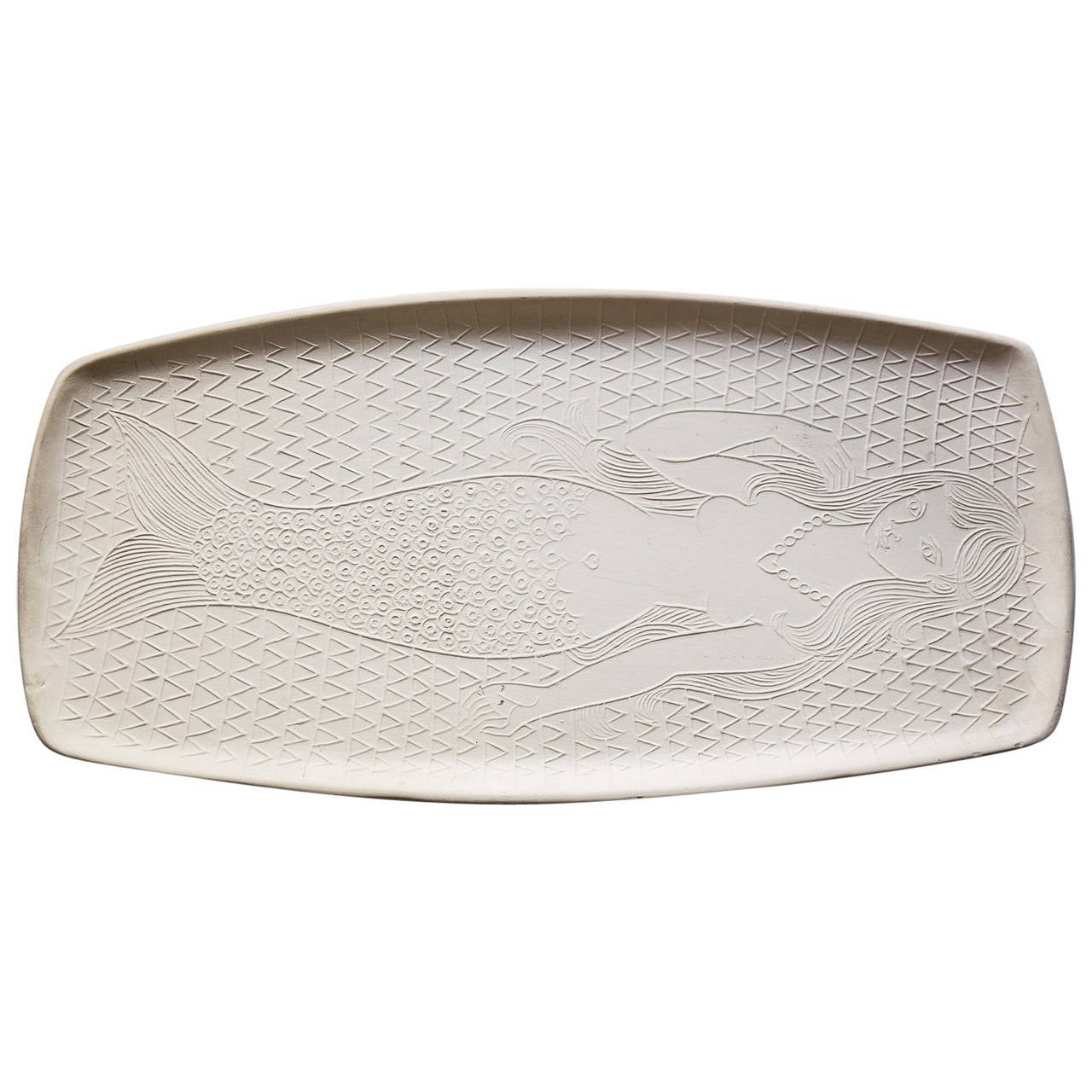 Large Mermaid Dish at 1stDibs