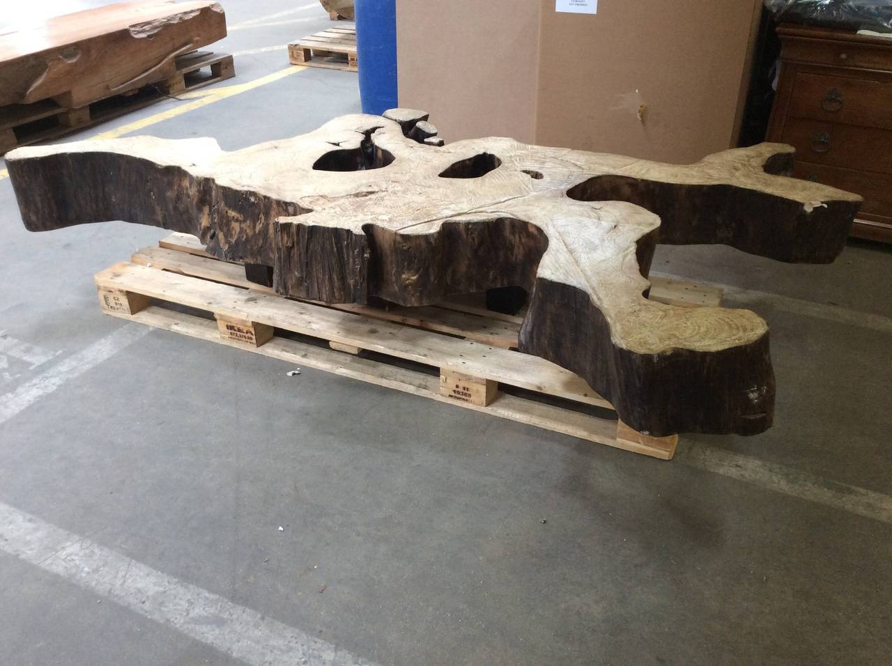 20th Century Azobe Wood Coffee Table at 1stDibs | azobe wood furniture