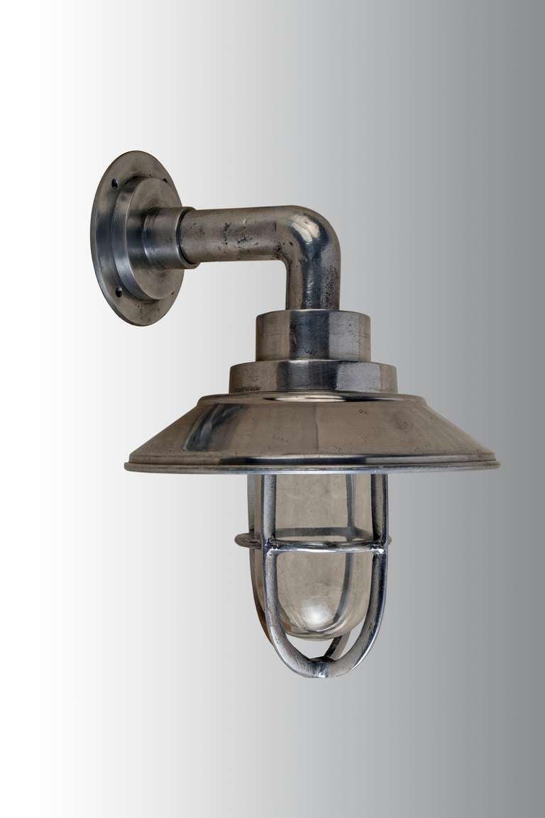 Pair of Antique Nautical Chrome Passageway Ship Lights at 1stDibs ...