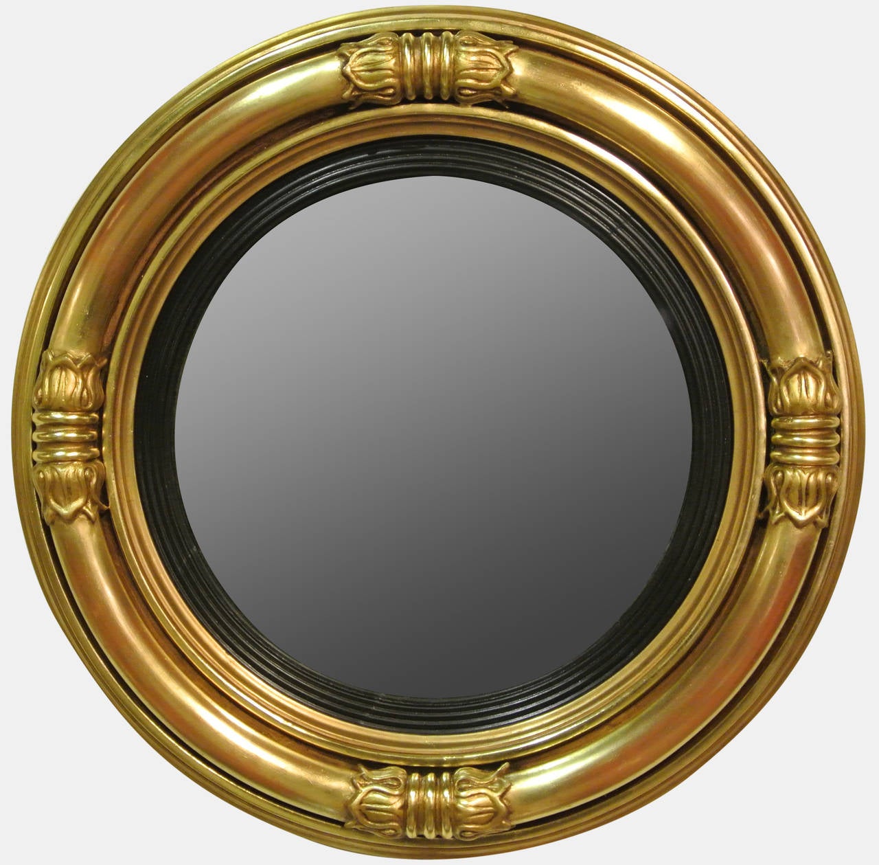 19th Century Regency Convex Bullseye Mirror at 1stDibs