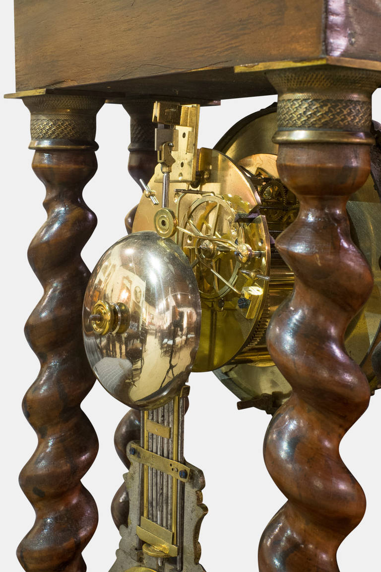 19th Century French Portico Clock at 1stDibs