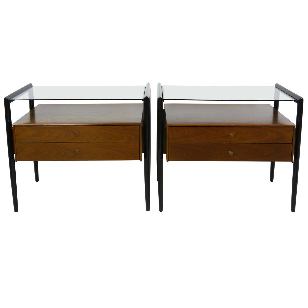 Pair of Drexel Parallel Group Nightstands at 1stDibs