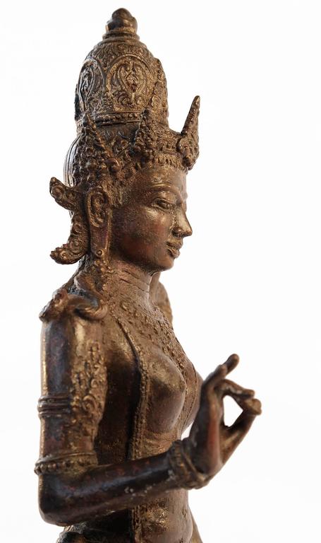 Unknown - 15th/16thc. Javanese Bronze Rice Goddess For Sale at 1stDibs