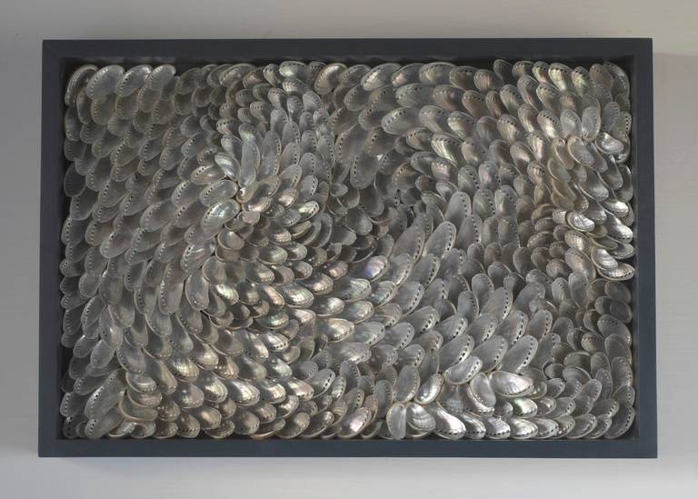 Blott Kerr-Wilson - Flow (large scale, light reflective shellwork) at ...