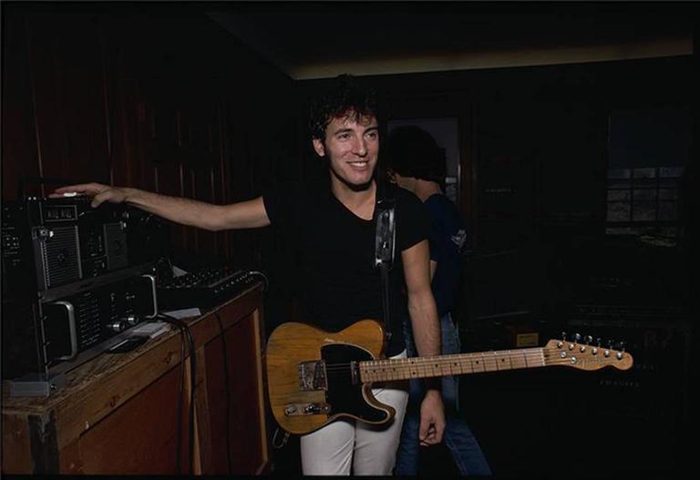 Joel Bernstein - Bruce Springsteen with his Telecaster For Sale at ...