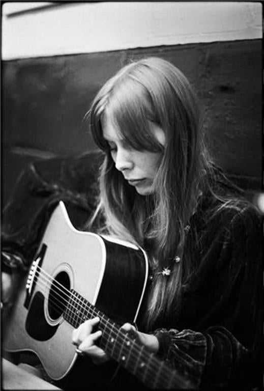 Joel Bernstein - Joni Mitchel Skating, Photograph: at 1stdibs